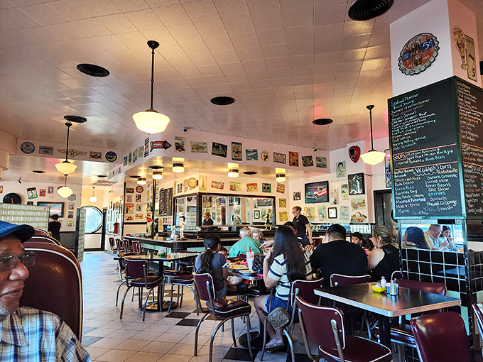 The best conversations happen in places where strangers become friends over plates of food that remind everyone of home.