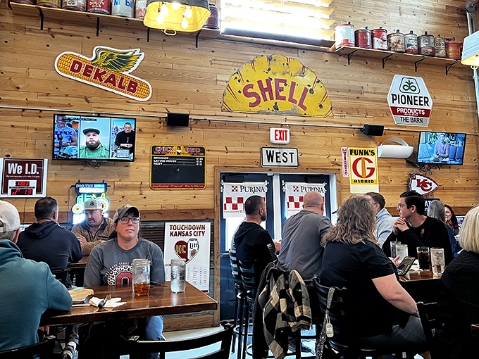 Where locals gather to catch the game, share stories, and collectively appreciate that they don't have to drive to Wichita for an excellent meal.