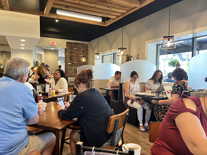 Weekend mornings bring a happy buzz of conversation&mdash;proof that good food creates community faster than any social network.