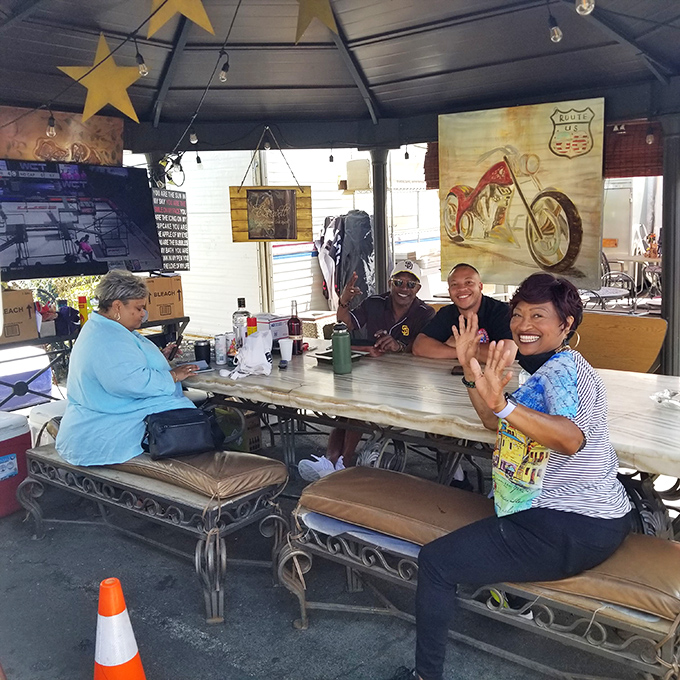 At Bowlegged, strangers become temporary family, united by the universal language of "Did you try the ribs yet?"