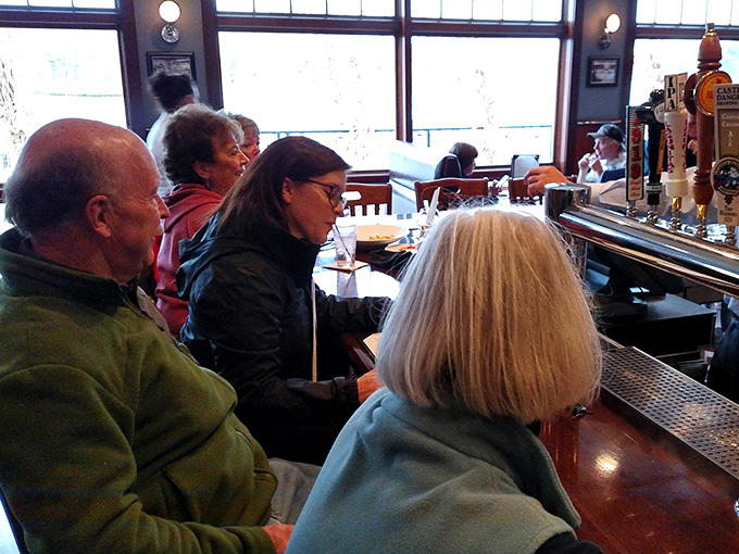 The bar area&mdash;where strangers become friends and "just one more" becomes the evening's most repeated phrase.