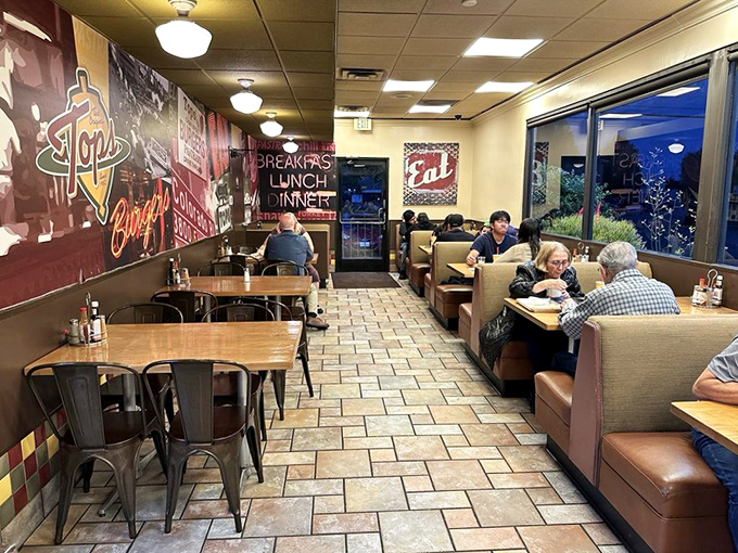 Where burger magic happens. That flame-kissed sizzle is the soundtrack to countless Pasadena memories.