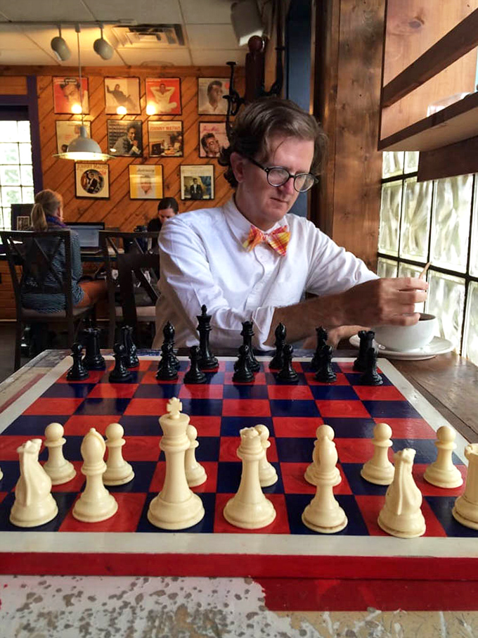 Chess and coffee &ndash; where Akron's thinkers ponder their next move while fueled by exceptional brews.