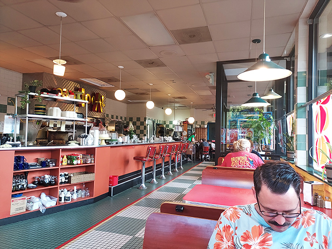 Even on busy days, the dining room maintains that perfect buzz of conversation&mdash;not too quiet, not too loud, just right.