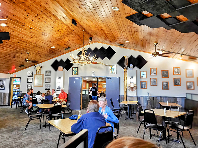 Real people enjoying real food &ndash; the kind of authentic dining experience that's increasingly rare. 