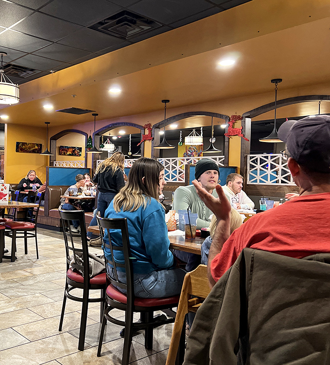 Where strangers become friends over shared love of good food. The best conversations often happen over plates of enchiladas.