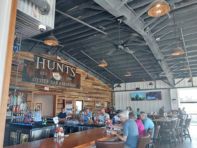 The bar isn't just where drinks are served; it's where stories are exchanged, friendships are formed, and oyster appreciation becomes an art form.