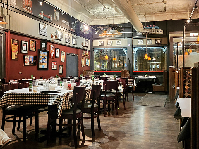 The dining room feels like it's been waiting for you all along &ndash; unpretentious, welcoming, and ready for conversations that stretch long into the evening.