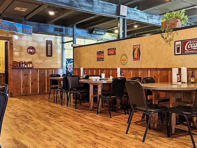 The dining area feels like your favorite uncle's kitchen&mdash;if your uncle happened to be a wizard of Cajun cooking.