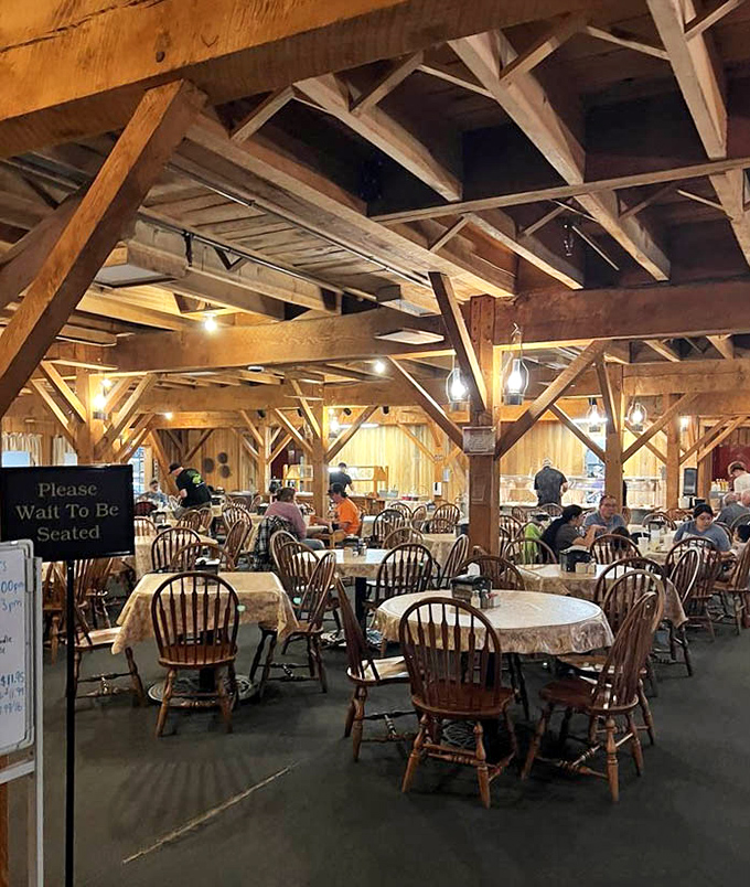 Even more seating means this place can accommodate serious crowds of people who know where Indiana's best home-style cooking lives.