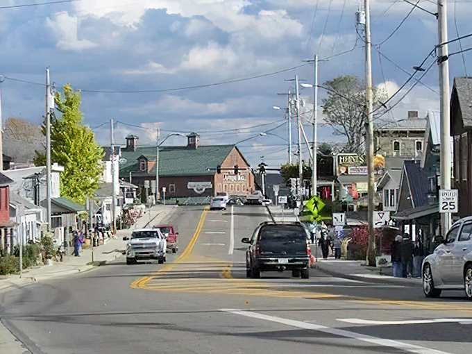 Downtown Berlin invites exploration, with shops lining both sides of the street like a buffet of handcrafted treasures waiting to be discovered.