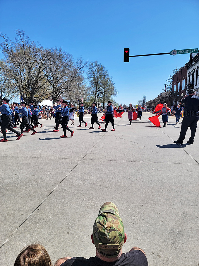 Downtown's bustling streets come alive during festivals, when the whole town becomes a celebration of heritage.