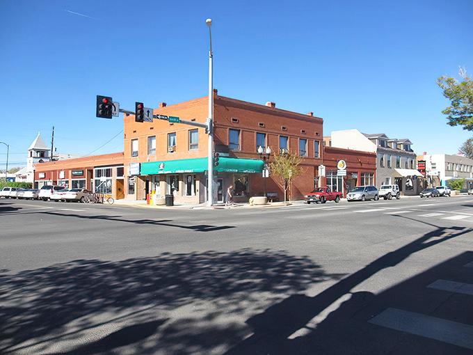 Brick buildings and blue skies define Alamosa's business district. A place where shopkeepers still know your name and parking is refreshingly abundant.