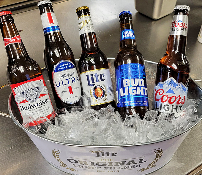 The beer bucket lineup reads like America's greatest hits album &ndash; familiar, reliable, and exactly what you want with fried chicken.