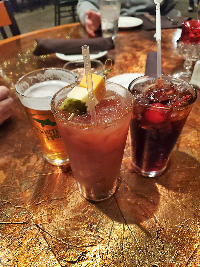 Liquid vacation in a glass! These colorful cocktails are the perfect companions for mountain dining adventures.
