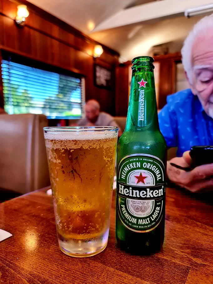 Because great BBQ deserves a proper toast. That frosty Heineken is about to witness some serious eating.