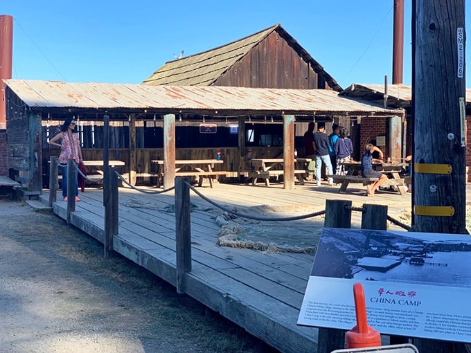 This weathered wooden deck once hosted generations of fishermen. Now it welcomes history buffs and photographers seeking that perfect nostalgic shot.