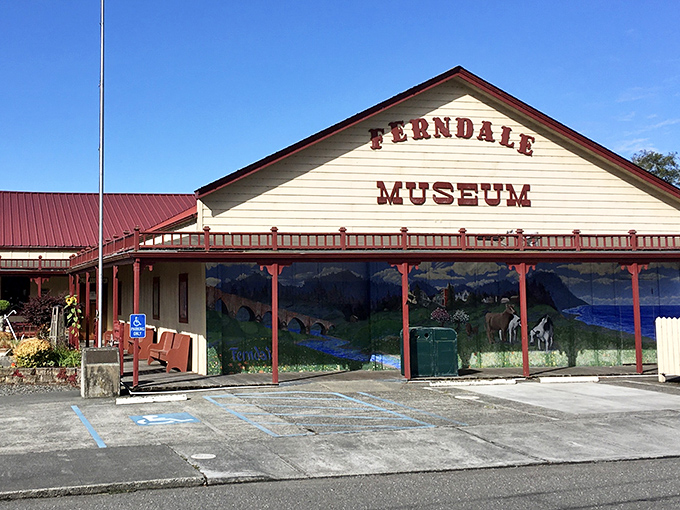 The Ferndale Museum's colorful mural hints at the stories inside&mdash;where dairy farming meets Victorian splendor in California's most unexpected time capsule.