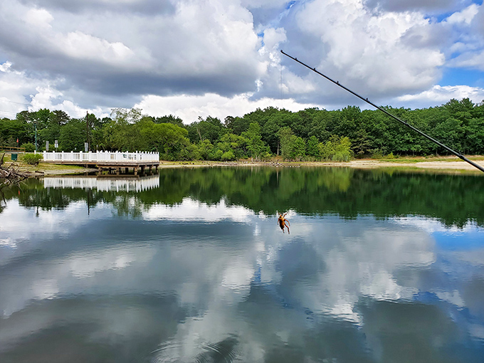 South Vineland Park's fishing spots offer therapy that insurance actually doesn't need to cover - just bring bait.