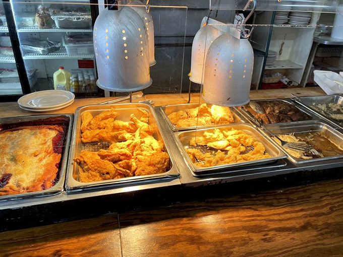 The cafeteria line&mdash;where life's most important decisions are made under gentle pressure and the watchful gaze of heat lamps.
