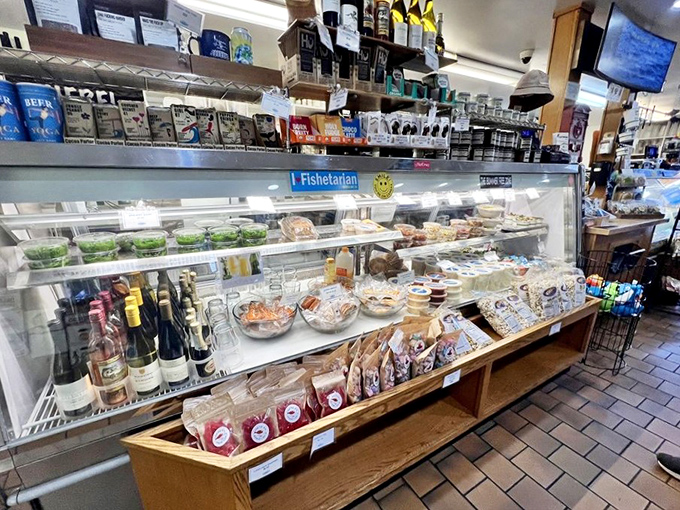 The display case &ndash; where seafood dreams begin and diet resolutions go to die. Just point at what looks good and prepare for happiness.