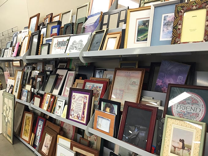 A gallery of empty frames waiting for your memories. From ornate gold to minimalist wood, your photos never looked so good.