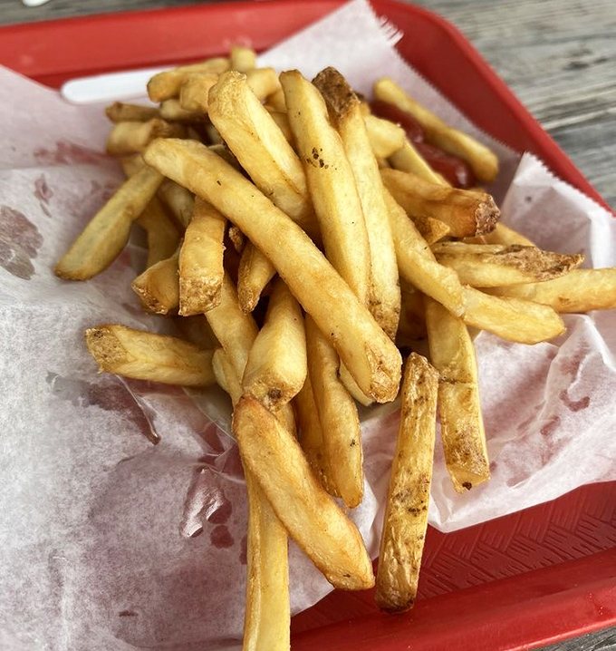 French fries that achieve the perfect balance&mdash;crispy exterior, fluffy interior. These golden treasures deserve their own food group classification.