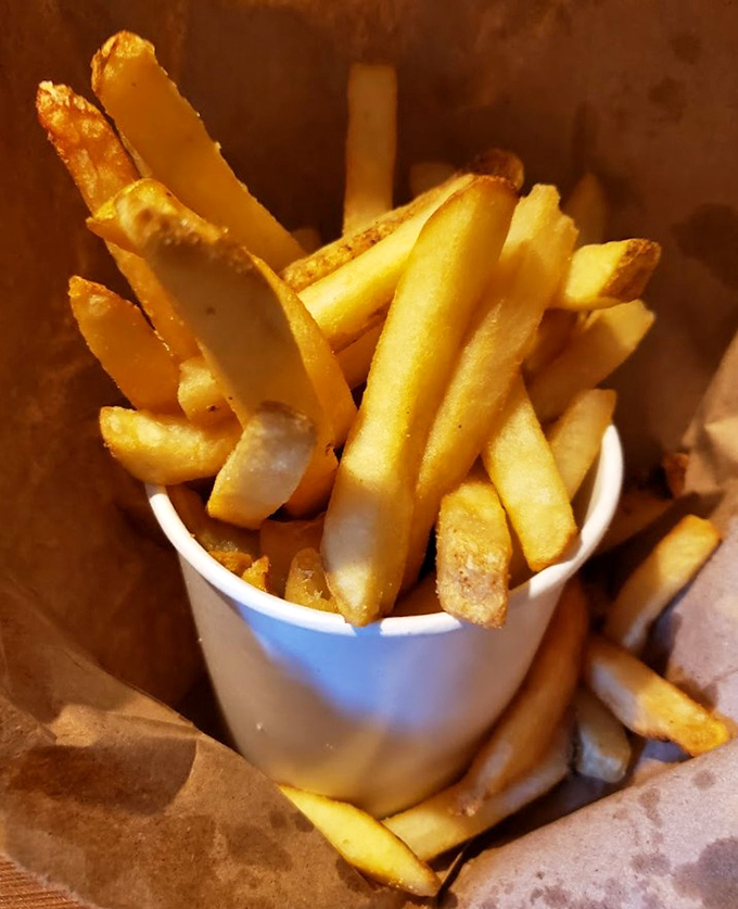 Golden, crispy, hand-cut fries that deserve their own fan club. The perfect sidekick to your cheesesteak superhero.