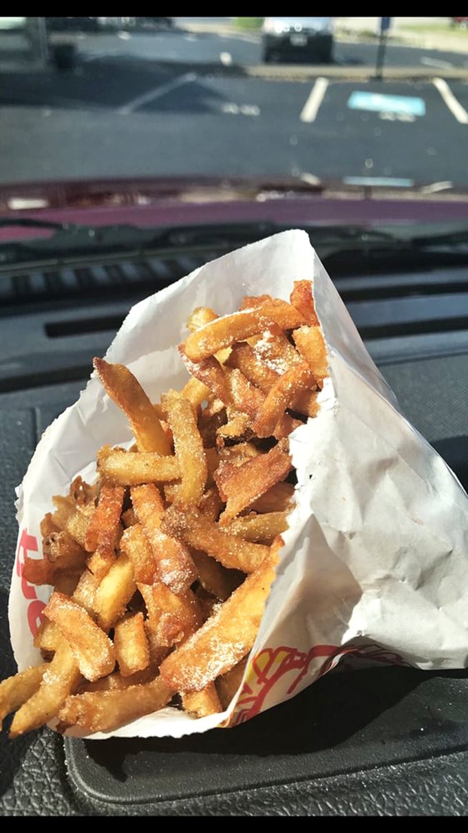 These aren't just french fries&mdash;they're golden happiness sticks, crispy on the outside, fluffy inside, and worth every napkin you'll need.