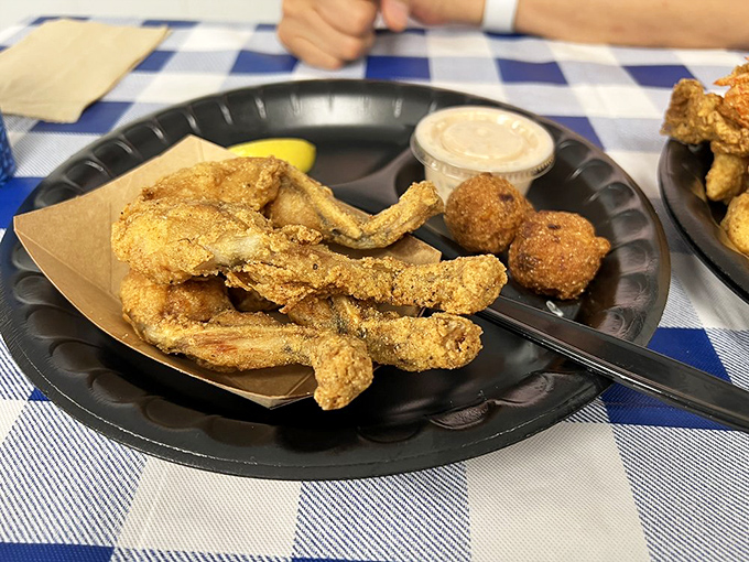 Crispy fried frog legs that prove the best food adventures happen when you&rsquo;re willing to step outside your comfort zone.