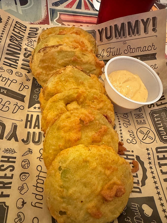Fried green tomatoes&mdash;where Southern tradition meets culinary magic, transforming tart fruit into crispy discs of pure comfort.