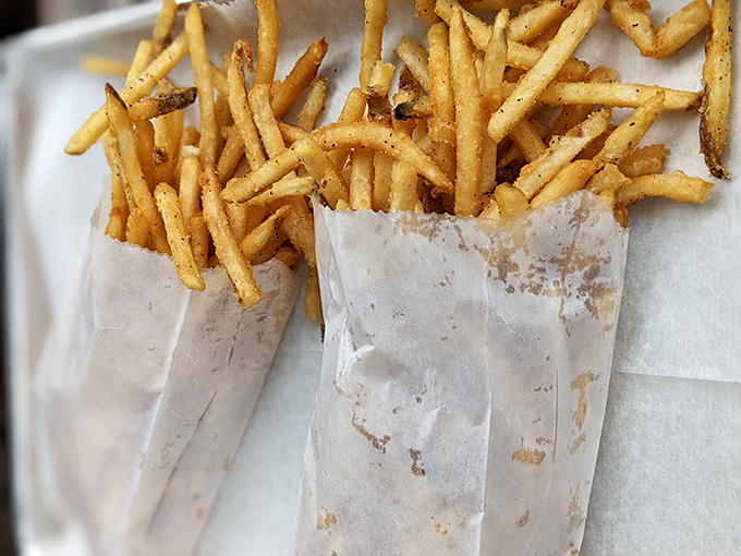 Fries so perfectly golden they deserve their own trophy. These aren't just potato sticks&mdash;they're vehicles for delivering any remaining sauce to your face.