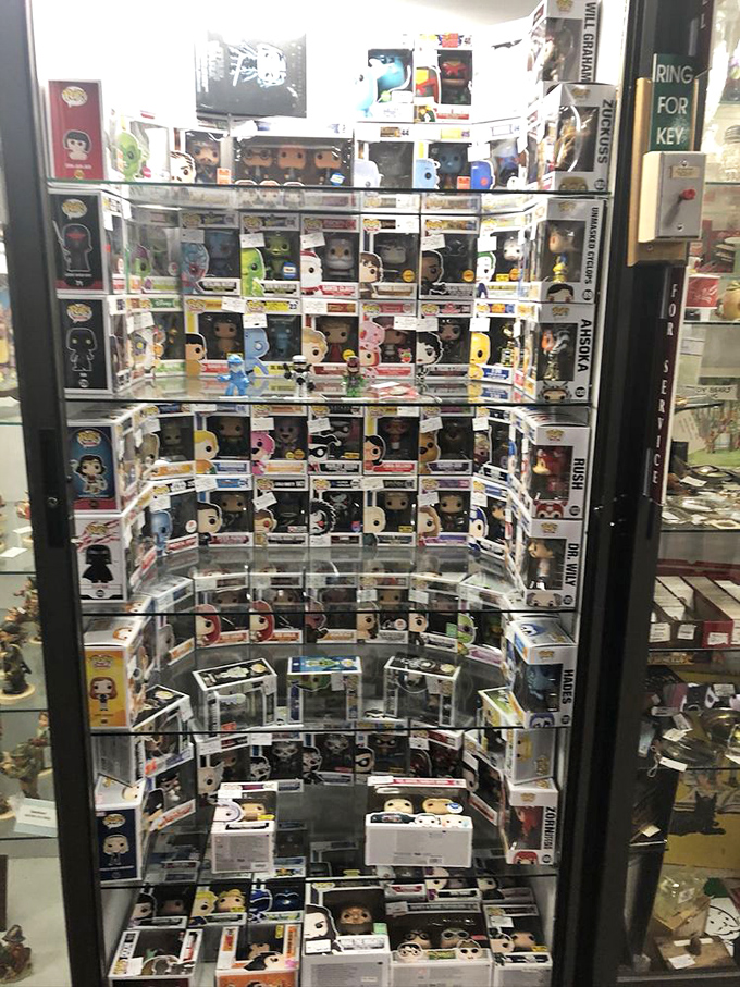 Funko Pop! heaven&mdash;where modern collecting meets vintage shopping in a plastic fantastic display of pop culture obsession.