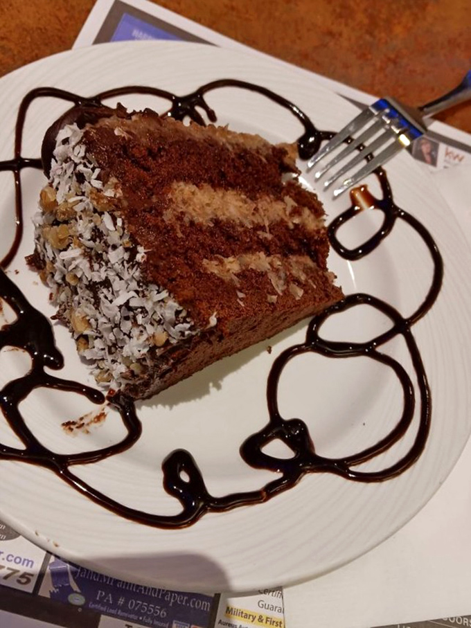 This slice of German chocolate cake isn't just dessert&mdash;it's therapy on a plate, with chocolate layers and coconut frosting playing the roles of your therapists.