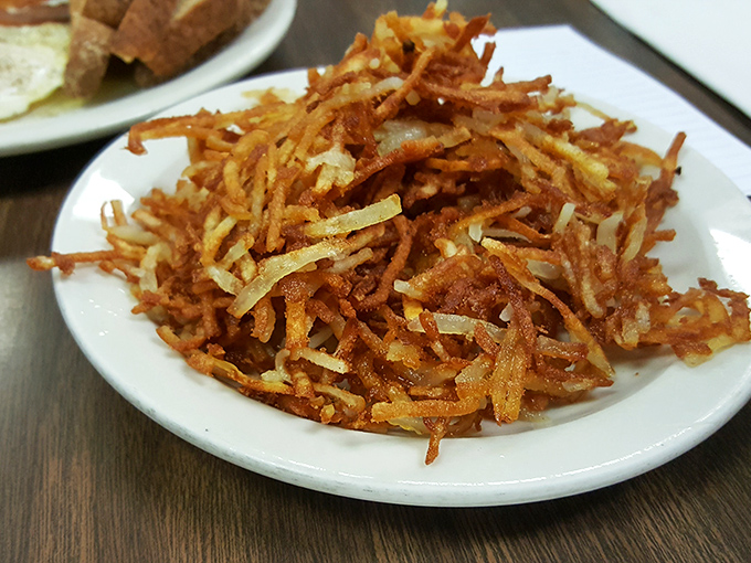 Crispy, golden hash browns that crackle with each forkful&mdash;the unsung hero of any proper breakfast plate and worth every delicious, oil-crisped calorie.