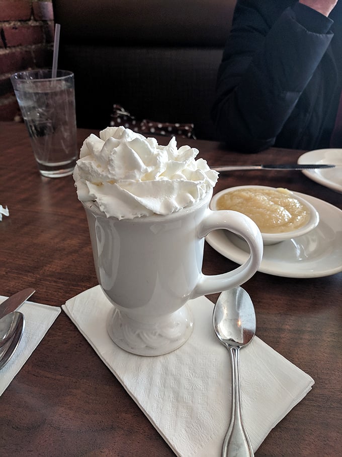 Hot chocolate elevated to an art form &ndash; topped with a cloud of whipped cream that makes you feel like a kid again.