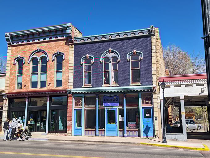 The Indigo Theatre's colorful historic fa&ccedil;ade promises entertainment without big-city ticket prices, a cultural touchstone in this affordable community.