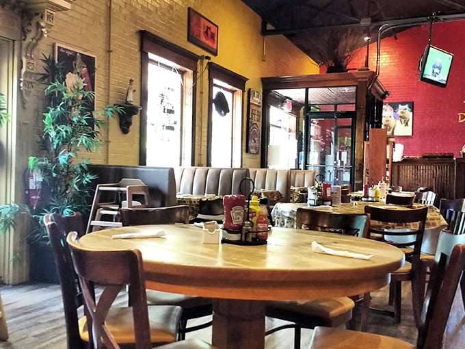 The dining room feels like the living room of that friend who always throws the best dinner parties&mdash;comfortable, inviting, and promising good things to come.