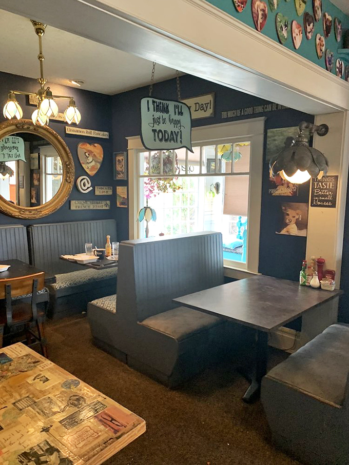 Booths that invite lingering conversations and the "I think I'll just try one more bite" phenomenon that extends brunch by hours.