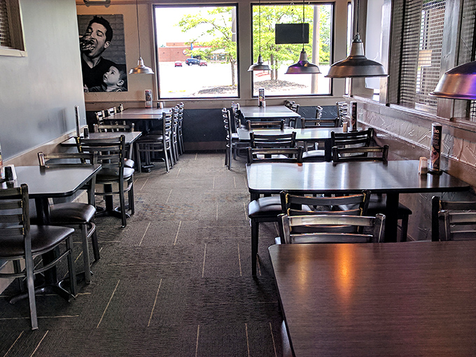 Clean lines, modern fixtures, and thoughtful design create a space where the food remains the undisputed star of the show.