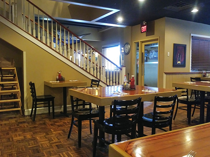 The multi-level dining room offers cozy nooks for intimate conversations or larger tables for when the whole gang needs a seafood fix.