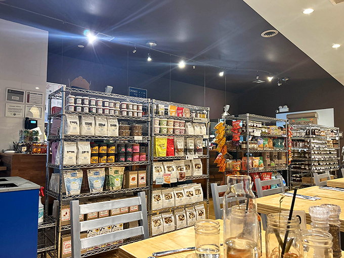 The grocery section isn't an afterthought&mdash;it's a carefully curated collection of local treasures that let you take the Southport magic home.