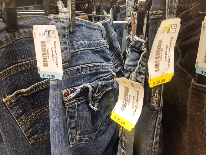 Designer denim at decidedly un-designer prices. These jeans might have cost someone a week's salary originally&mdash;now they're yours for pocket change.