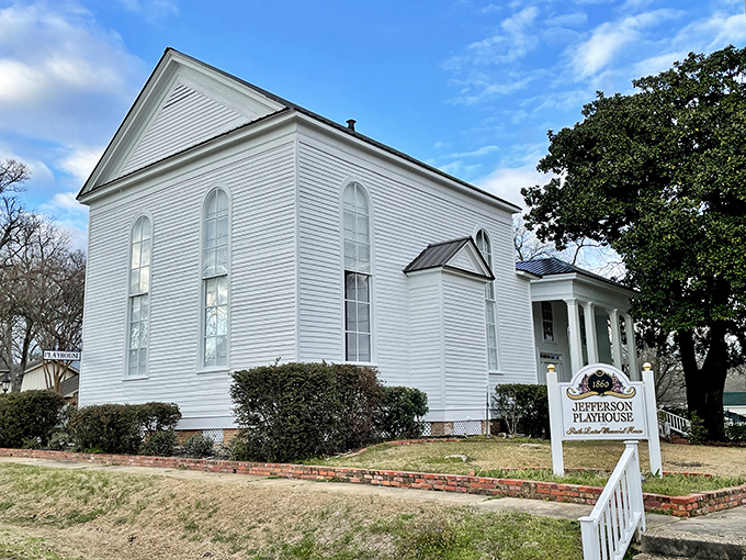 The Jefferson Playhouse stands as a reminder that culture and entertainment have always been essential ingredients in small-town life.