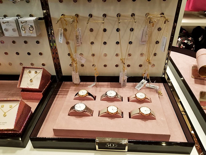 Jewelry that whispers "treat yourself" without screaming at your bank account. Those watches are practically begging to go home with you.