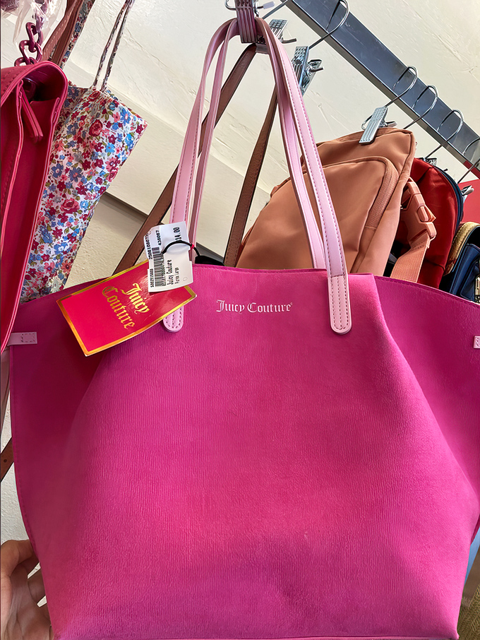 That hot pink Juicy Couture tote isn't just a bag&mdash;it's a time machine to the early 2000s with modern budget-friendly benefits.