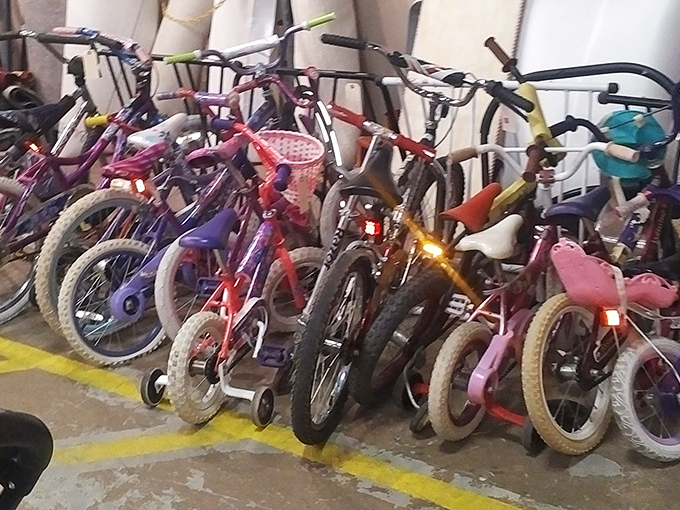 Two-wheeled treasures for the next generation. These gently-used bikes and trikes are ready for new adventures with fresh-faced riders.