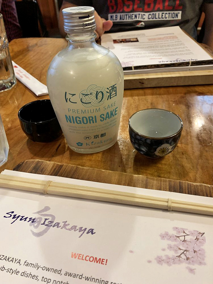 Premium Nigori sake &ndash; because sometimes the perfect meal deserves a companion with equal sophistication.