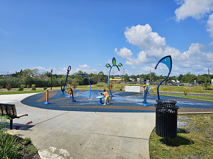 The splash pad at Lakes Bay Unity Park brings summer joy to Pleasantville's youngest residents &ndash; and occasionally their not-so-young parents seeking relief from July heat.