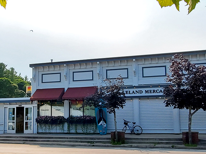 The Leland Mercantile Co. stands ready to supply everything from gourmet picnic fixings to that coffee mug you'll use for years of Michigan memories.